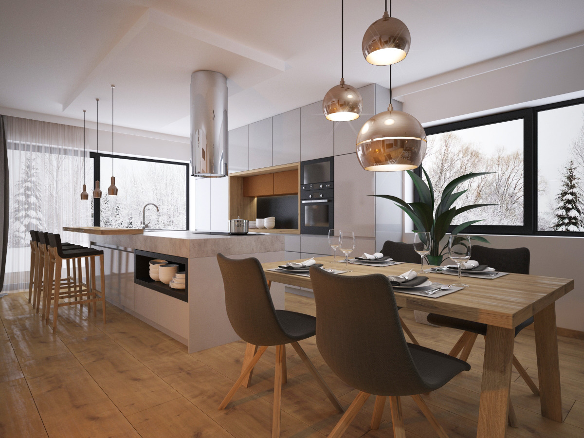 Návrhy kuchyne - Návrhy interiéru luxusnej kuchyne | Lual Studio