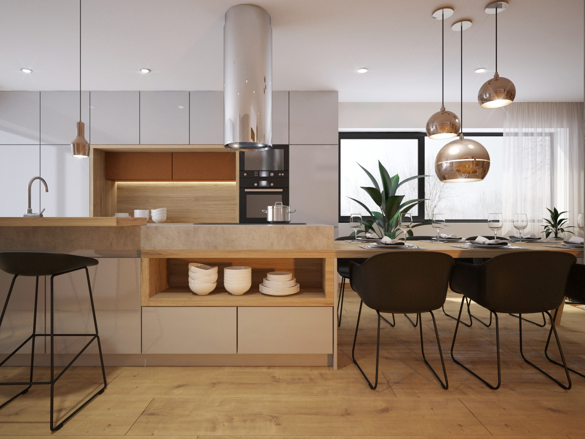 Návrhy kuchyne - Návrhy interiéru luxusnej kuchyne | Lual Studio