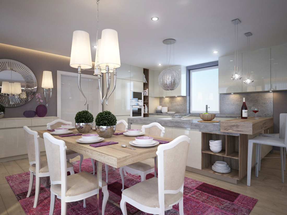 Návrhy kuchyne - Návrhy interiéru luxusnej kuchyne | Lual Studio