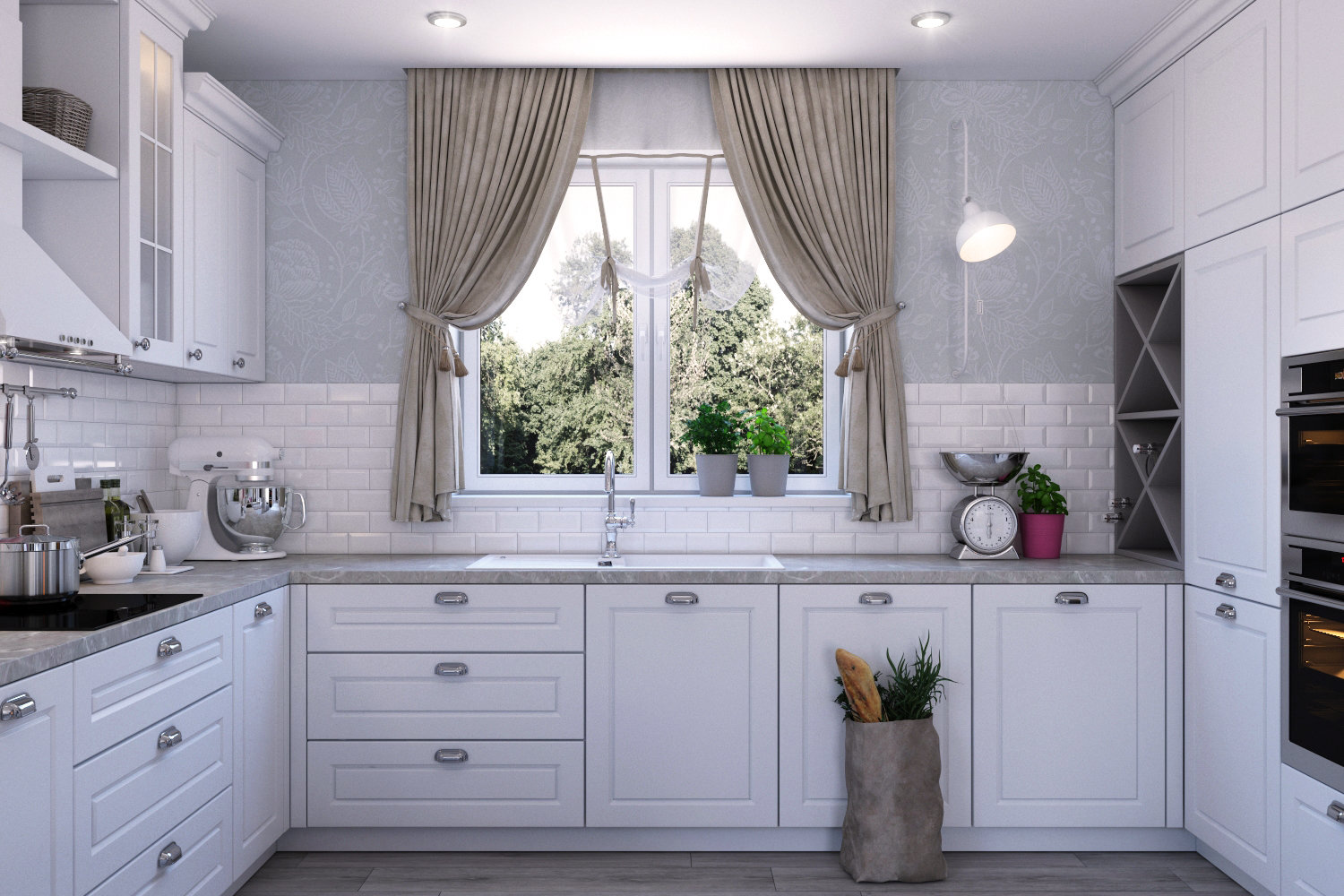 Návrhy kuchyne - Návrhy interiéru luxusnej kuchyne | Lual Studio